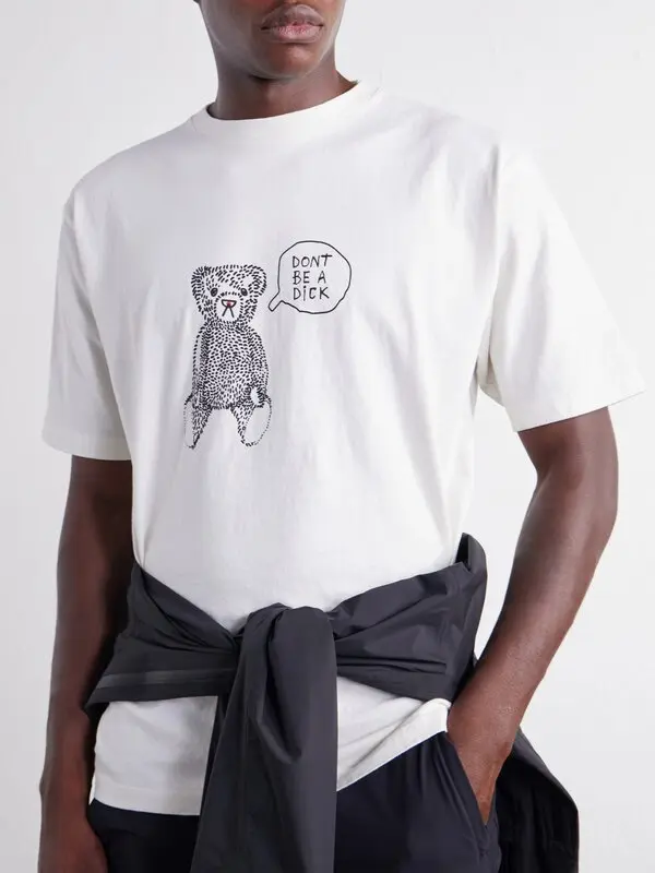 DISTRICT VISION California Printed Cotton-jersey T-shirt