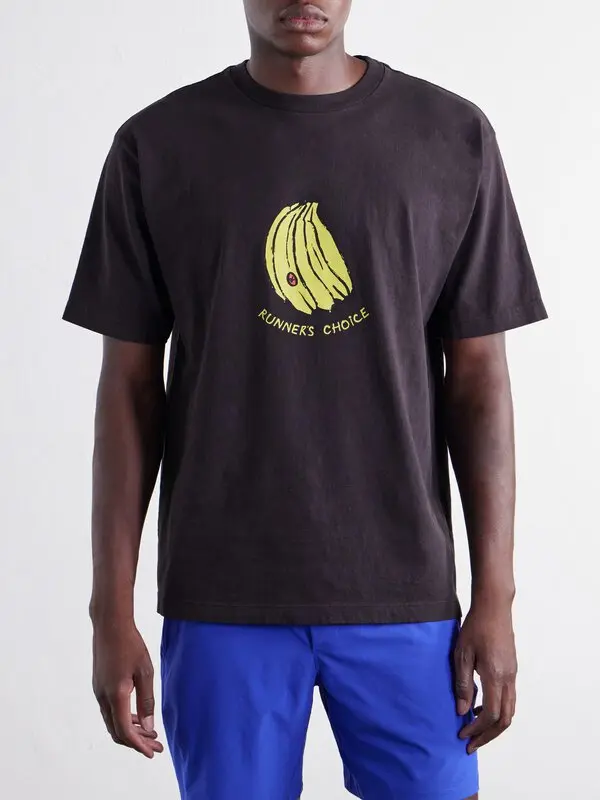 DISTRICT VISION California Printed Cotton-jersey T-shirt