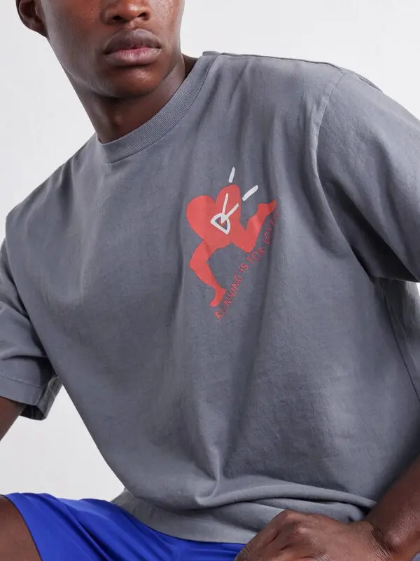 DISTRICT VISION California Printed Cotton-jersey T-shirt