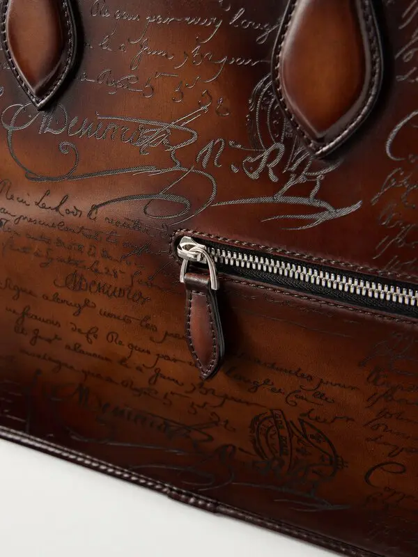 Berluti Un Jour Mini Venezia Leather Briefcase