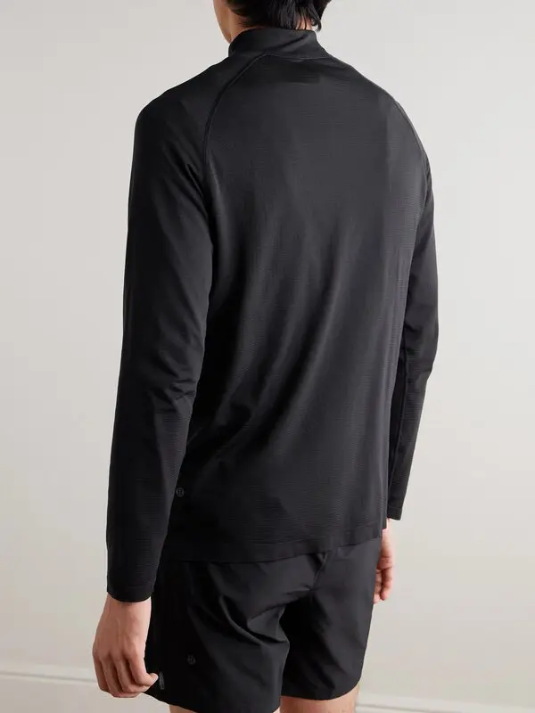 Lululemon Metal Vent Tech 2.5 Slim-fit Stretch-jersey Half-zip Top