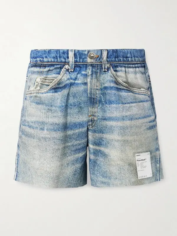 Satisfy Straight-leg 5" Logo-appliqu&eacute;d Printed Peaceshell&trade; Shorts
