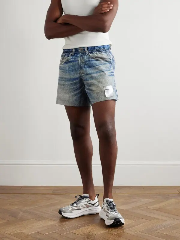 Satisfy Straight-leg 5" Logo-appliqu&eacute;d Printed Peaceshell&trade; Shorts