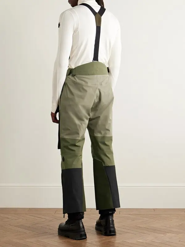 Moncler Colour-blocked Ski Salopettes