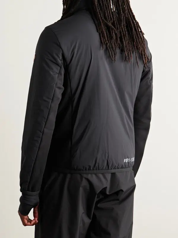 Moncler Araripe Stretch-jersey Trimmed Quilted Down Ski Jacket