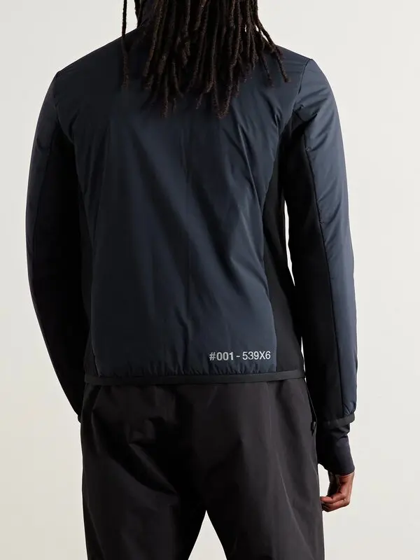Moncler Araripe Stretch-jersey Trimmed Quilted Down Ski Jacket