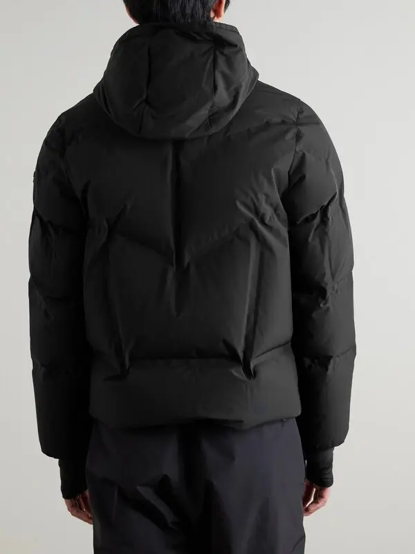 Moncler Quilted Tech-poplin Hooded Down Jacket