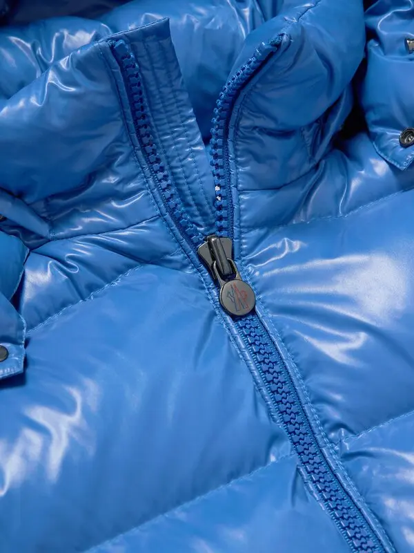 Moncler Maya Logo-appliquéd Quilted Shell Hooded Down Jacket