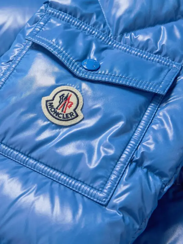 Moncler Maya Logo-appliquéd Quilted Shell Hooded Down Jacket