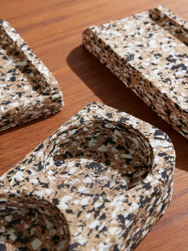THE CONRAN SHOP Confetti Cork Desk Accessory Set
