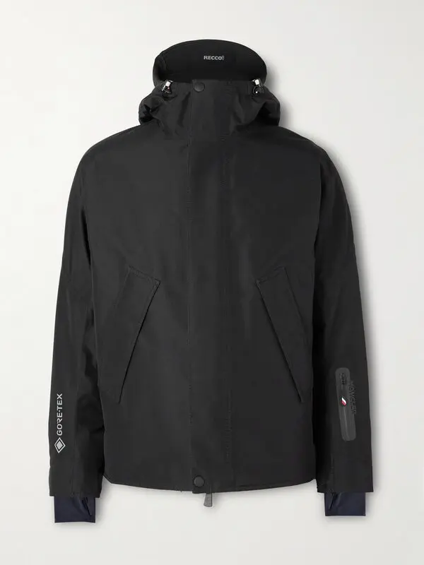 Moncler Lambir Padded Gore-tex® Hooded Ski Jacket - Black