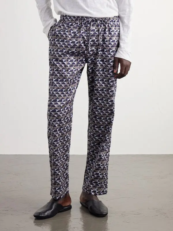 Zimmerli Printed Cotton-sateen Pyjama Trousers