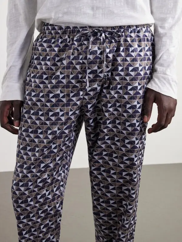 Zimmerli Printed Cotton-sateen Pyjama Trousers