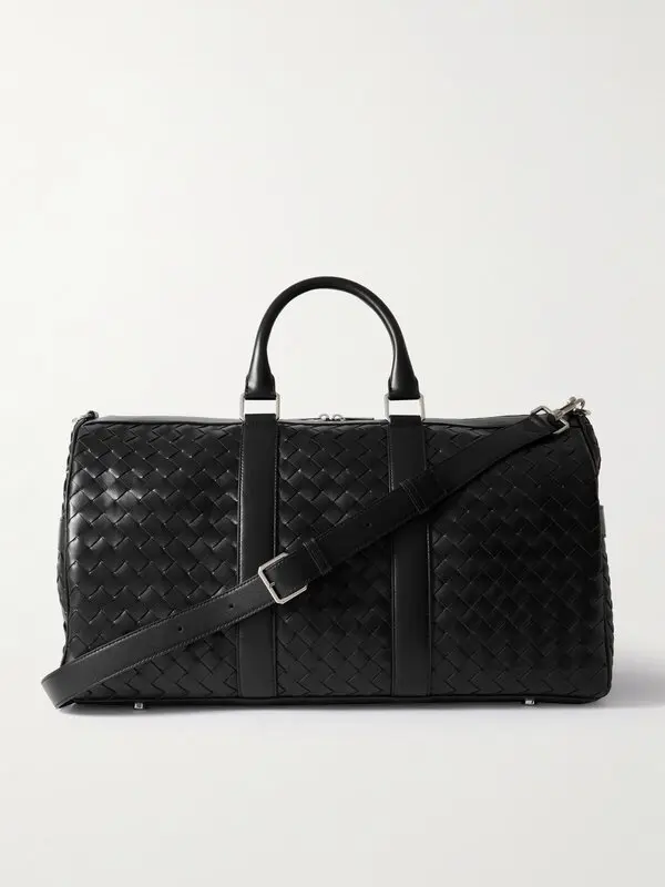 Bottega Veneta Intrecciato Leather Weekend Bag