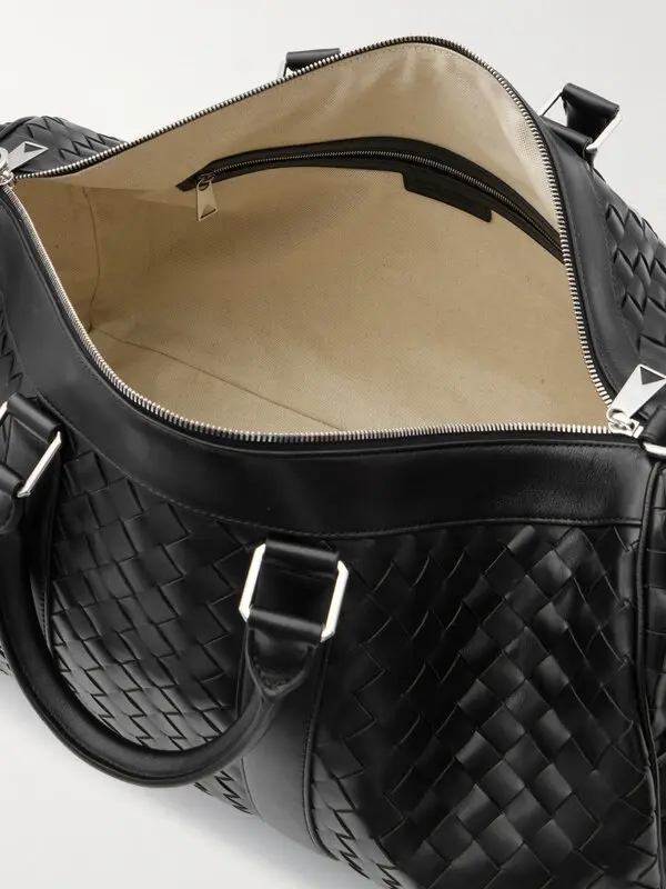 Bottega Veneta Intrecciato Leather Weekend Bag
