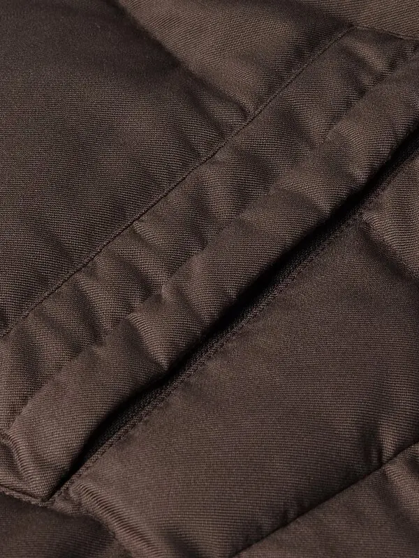 Stone Island Ghost Garment-dyed Quilted Virgin Wool-twill Down Jacket