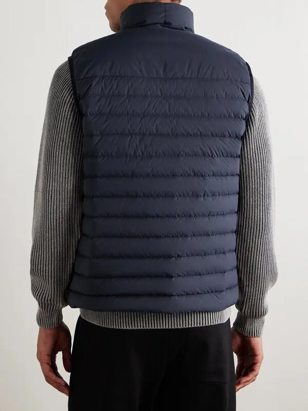 Stone Island Quilted Stretch-shell Down Gilet