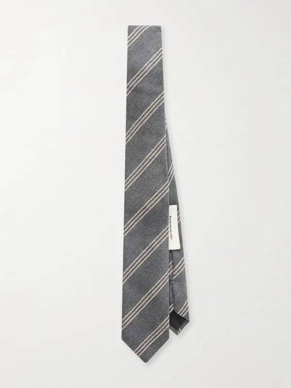 MFPEN Banquet 6cm Striped Silk-jacquard Tie