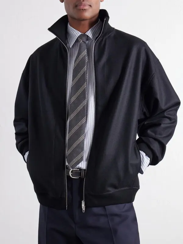 MFPEN Banquet 6cm Striped Silk-jacquard Tie