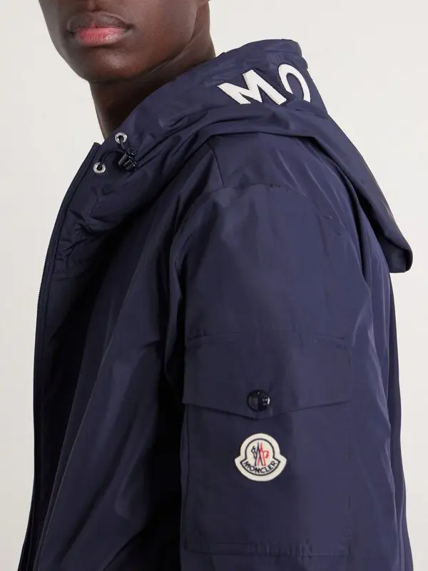 Moncler Sassiere Logo-appliquéd Shell Hooded Jacket