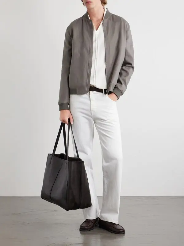 Berluti Leather Tote Bag