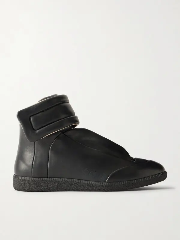 MAISON MARGIELA Future Leather Sneakers - Black