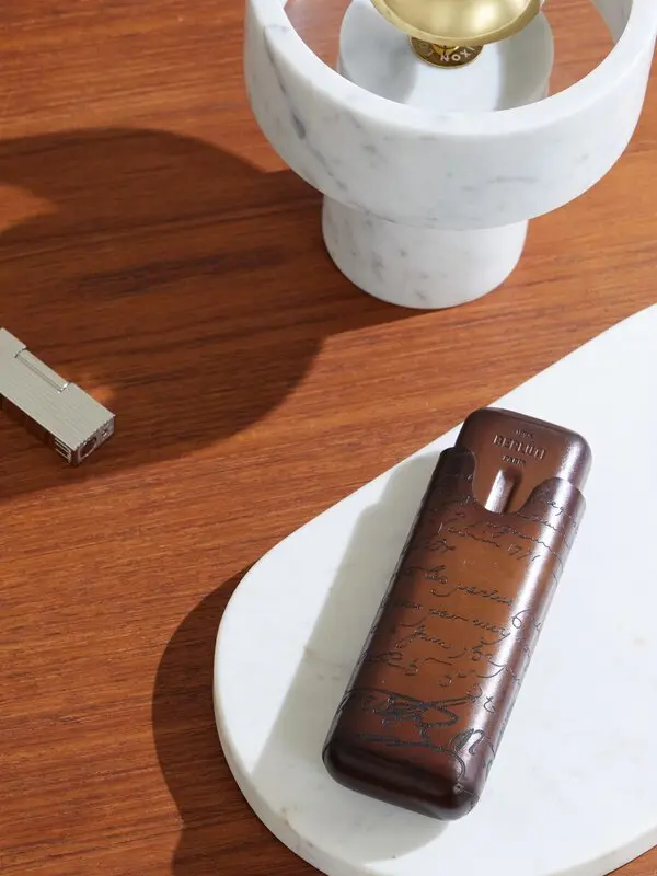 Berluti Venezia Leather Cigar Case