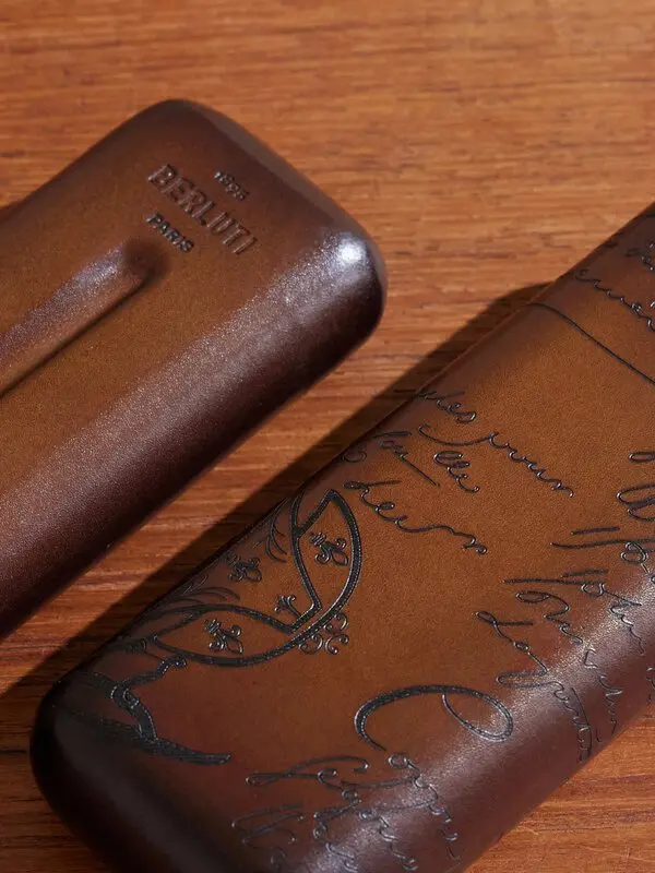 Berluti Venezia Leather Cigar Case