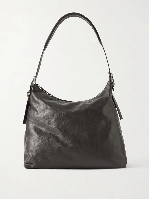 LEMAIRE Belted Leather Tote Bag