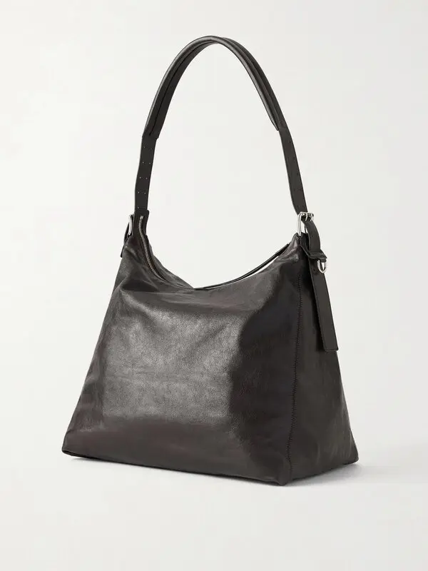LEMAIRE Belted Leather Tote Bag