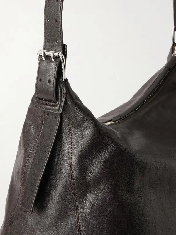 LEMAIRE Belted Leather Tote Bag