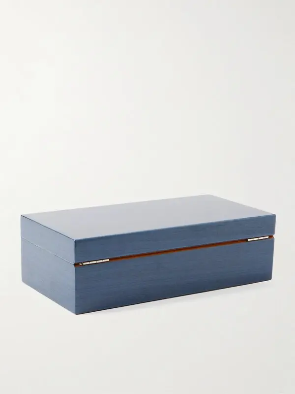 RAPPORT LONDON Heritage Lacquered Cedar 4-piece Watch Box