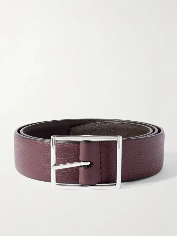 Anderson's 3.5cm Reversible Full-grain Leather Belt