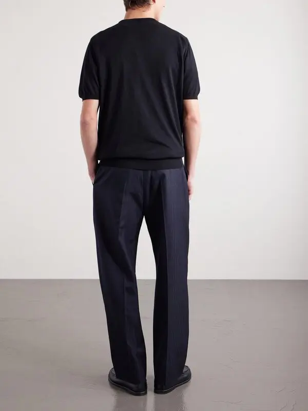 Kiton Knitted Cotton T-shirt