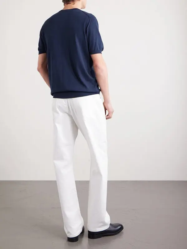 Kiton Knitted Cotton T-shirt