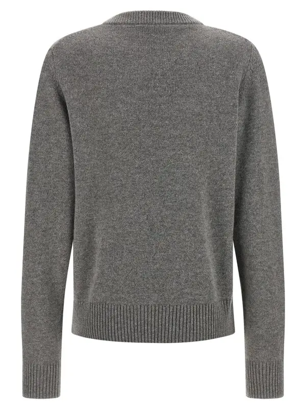 GANNI Sweater With Front Intarsia