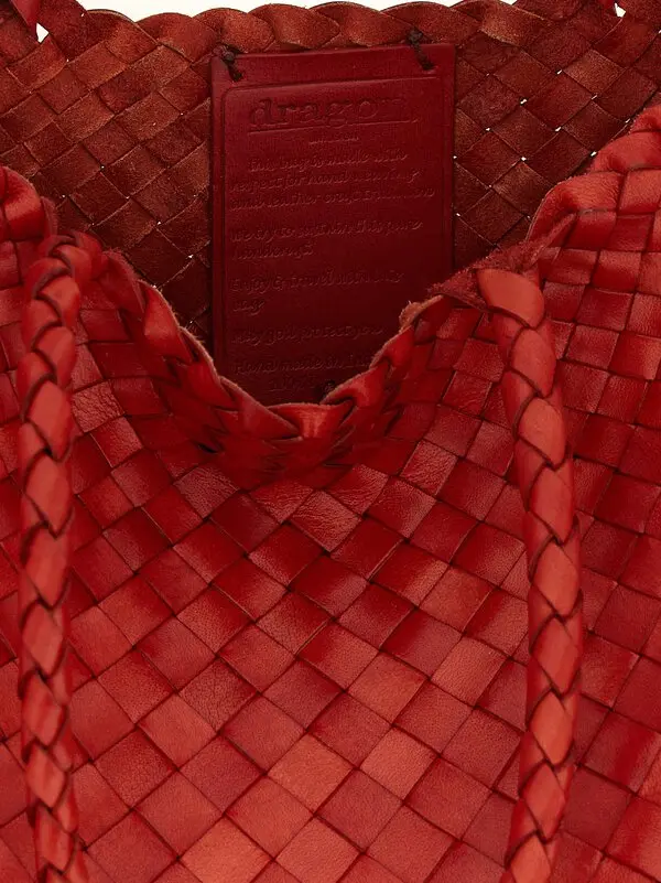 Dragon Diffusion Santa Croce Big' Shoulder Bag - Red