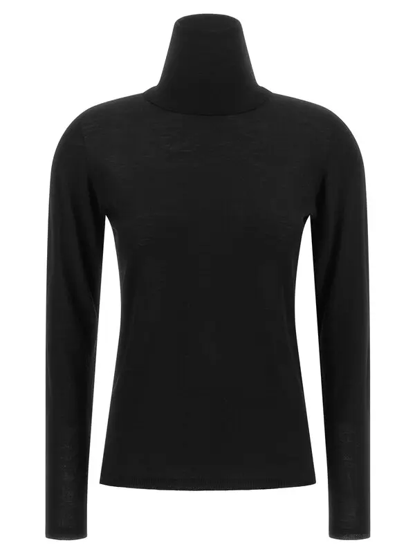 Max Mara Saluto' High Neck Sweater - Black