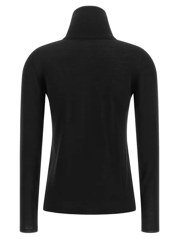 Max Mara Saluto' High Neck Sweater - Black