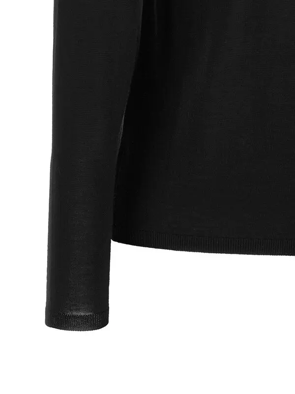 Max Mara Saluto' High Neck Sweater - Black