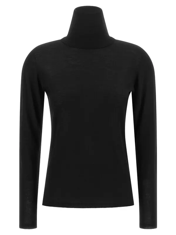 Max Mara Saluto' High Neck Sweater - Black