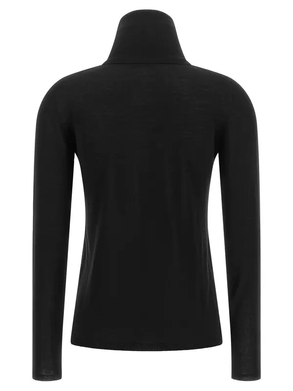 Max Mara Saluto' High Neck Sweater - Black