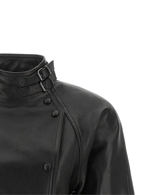 Balmain Iconica' Leather Jacket