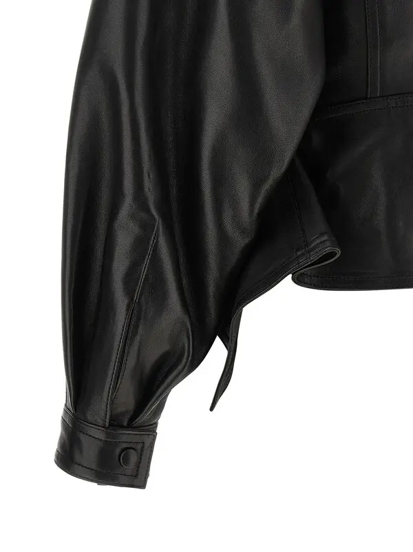 Balmain Iconica' Leather Jacket