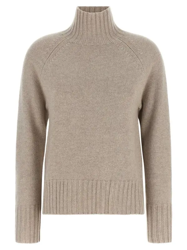 Max Mara Mantova' High Neck Sweater - Cream