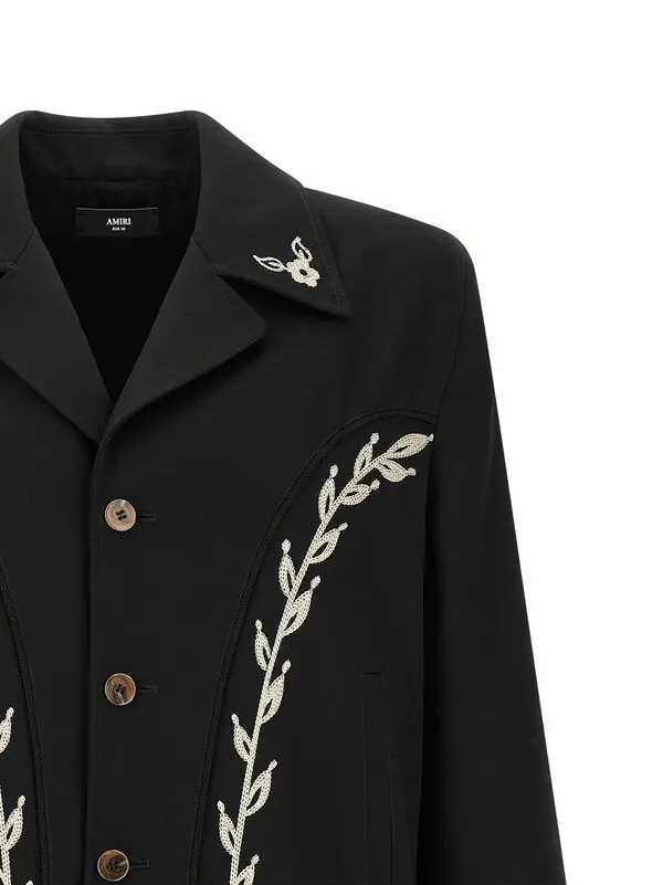 Amiri Western Jacket With Embroideries