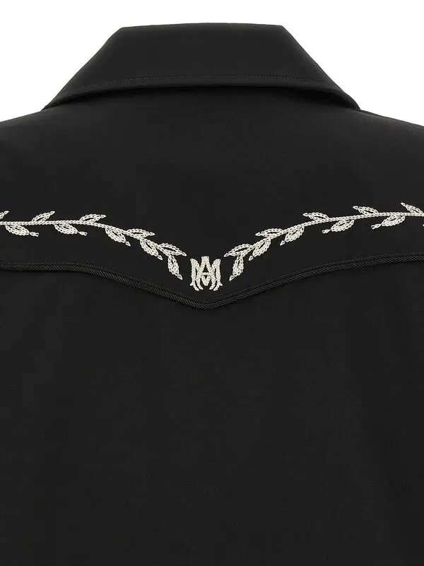 Amiri Western Jacket With Embroideries