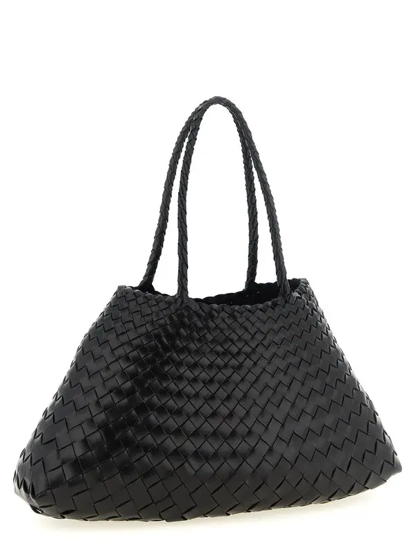 Dragon Diffusion Santa Croce Big' Shoulder Bag - Black