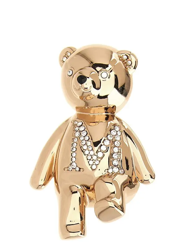 Max Mara Shiny' Bear Brooch - Gold