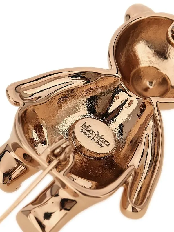 Max Mara Shiny' Bear Brooch